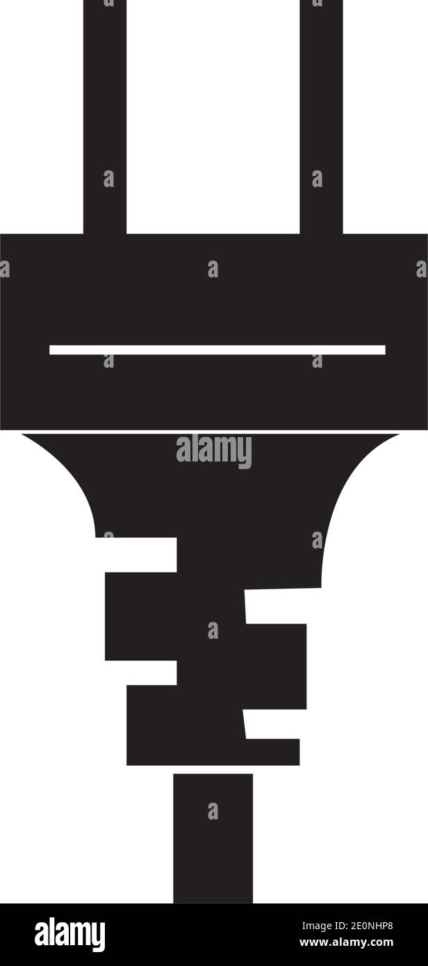 electrical plug Logo Template vector icon illustration design Stock ...