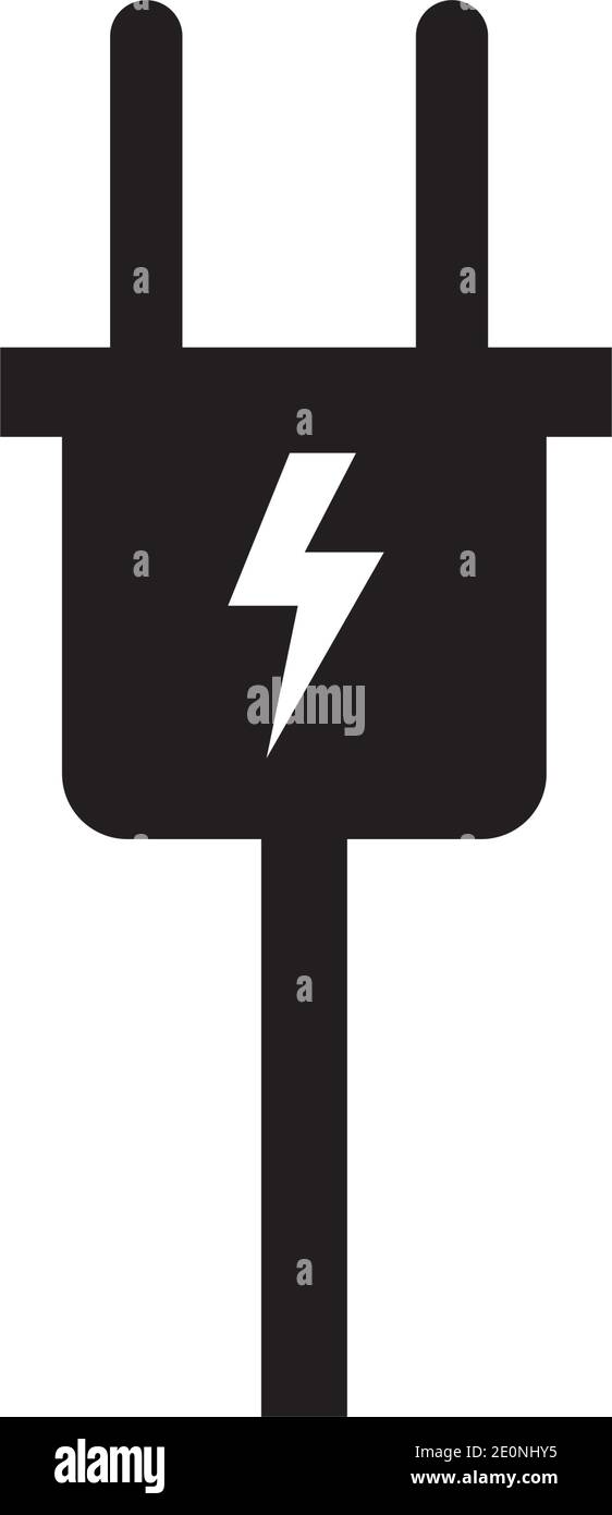 electrical plug Logo Template vector icon illustration design Stock ...
