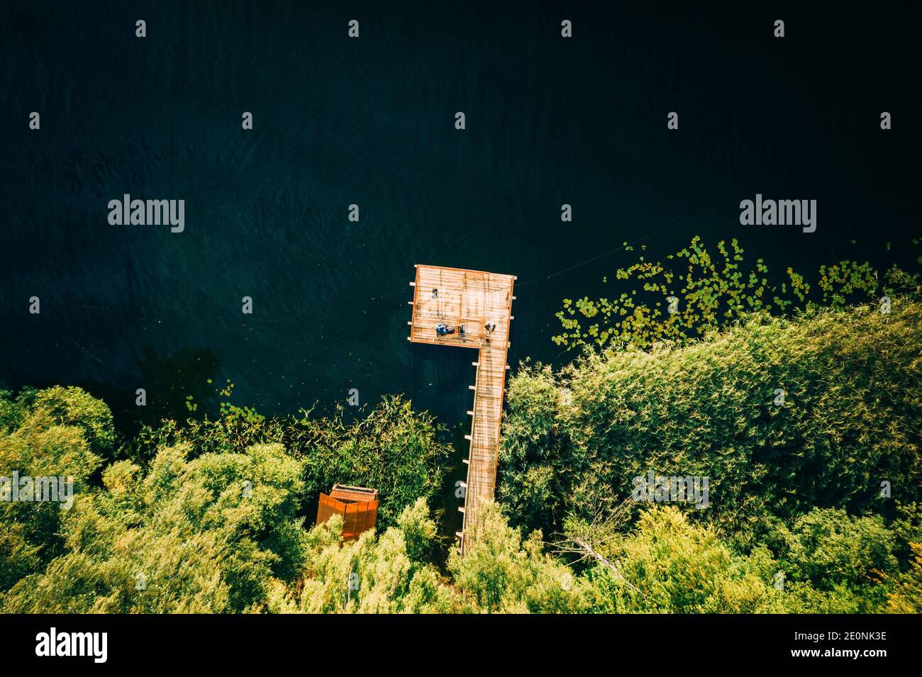 Fishing birds eye view hi-res stock photography and images - Alamy