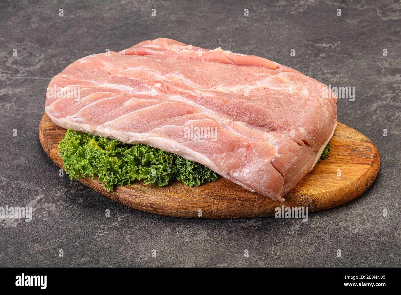 Raw pork loin meat for cooking Stock Photo - Alamy