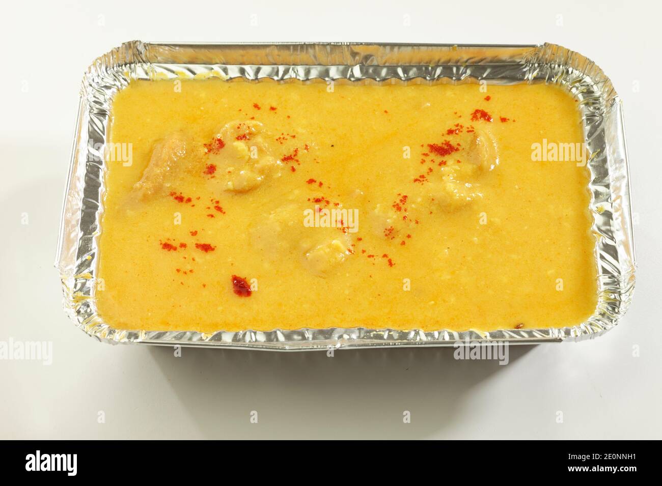 Indian Food: Kadhi with gatte, puri, chapati, ready to eat Stock Photo ...