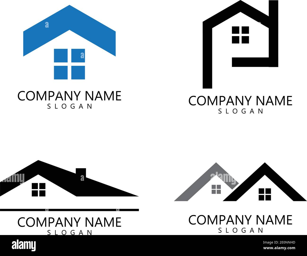 Property Logo Template Real Estate Stock Vector Image & Art - Alamy