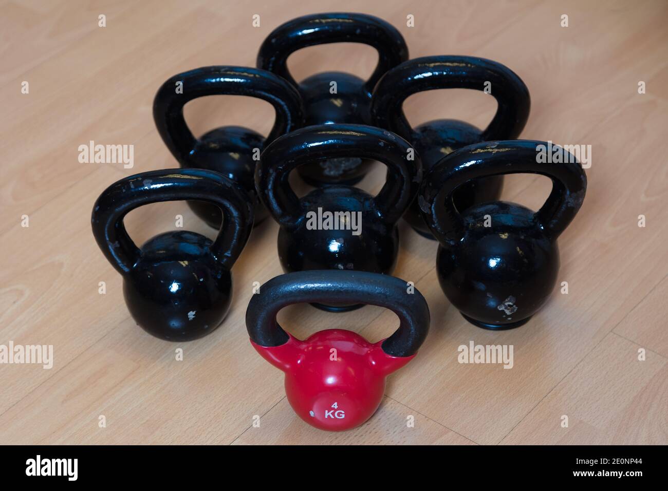 Kettlebells different sizes hi-res stock photography and images - Alamy