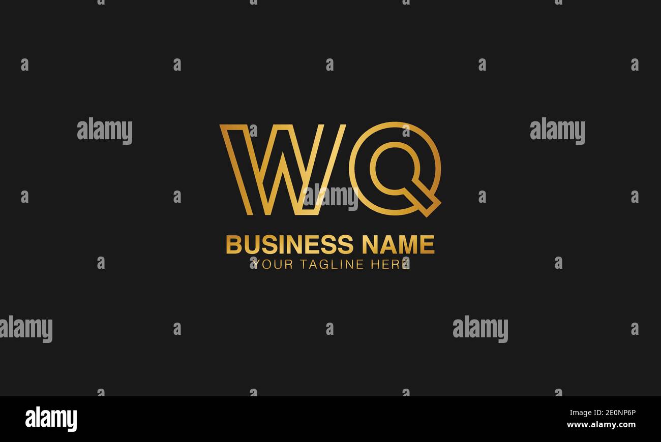 WQ W Q initial logo | initial based abstract modern minimal creative ...