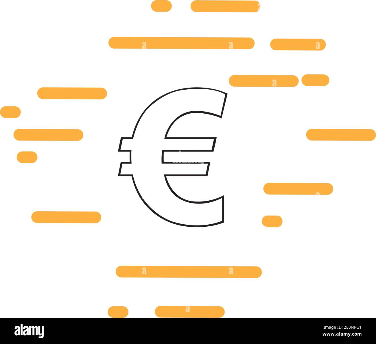 euro money vector icon illustration design template - vector Stock ...