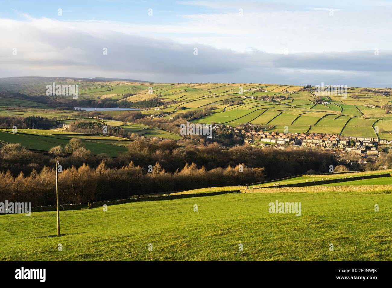 Scenic Landscapes above Holmfirth - Last of the Summer Wine Country ...