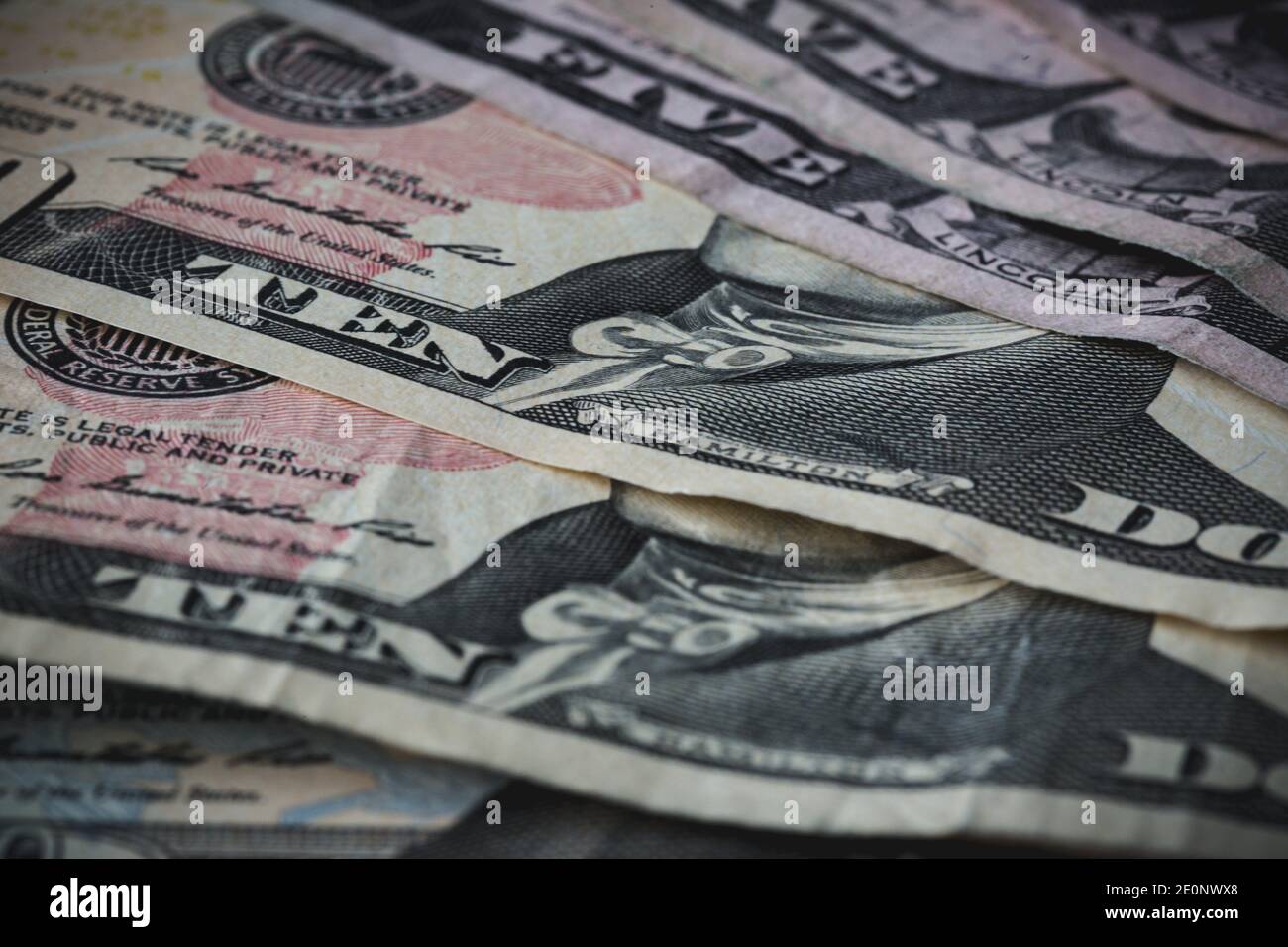 ten dollar bills close-up Stock Photo - Alamy