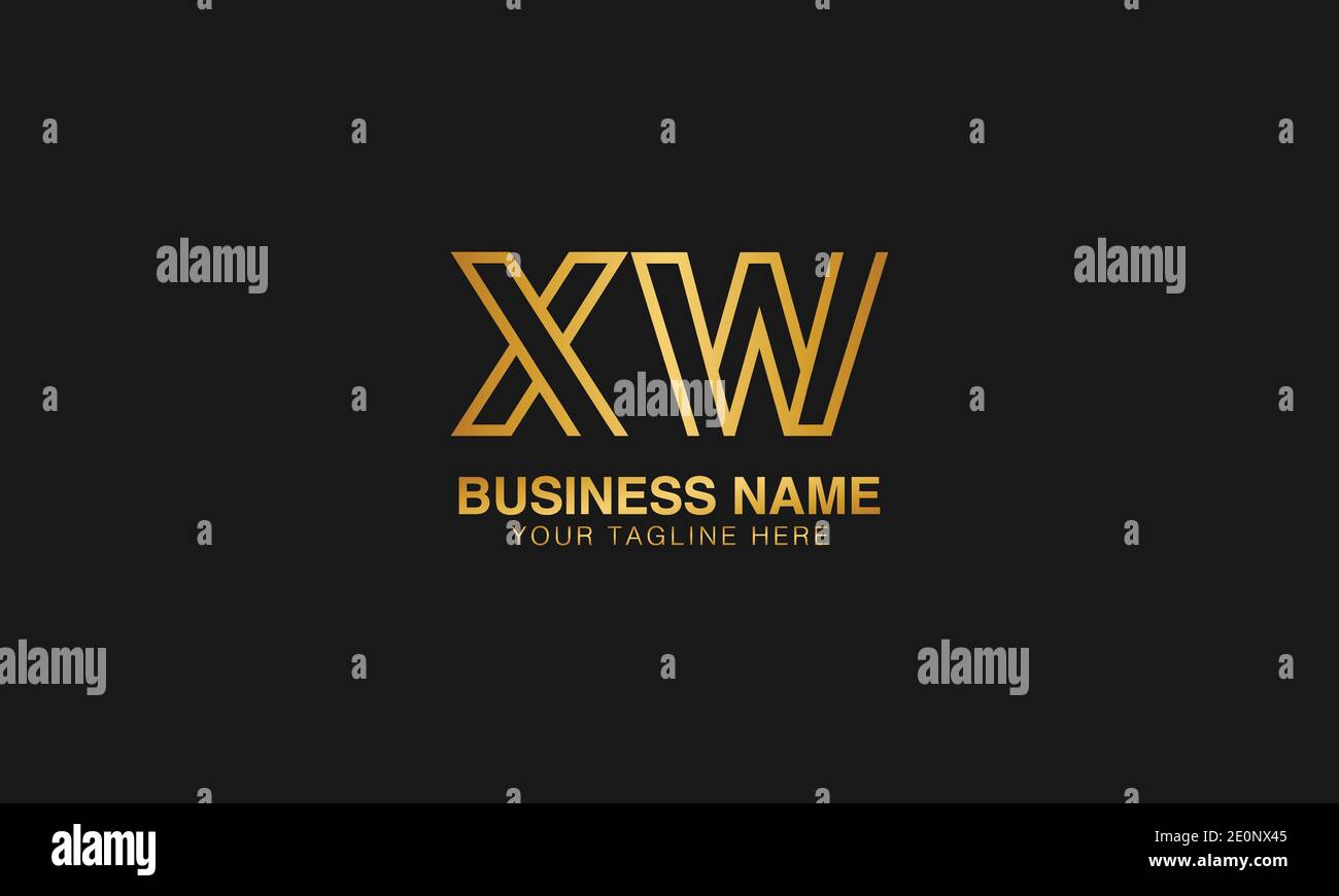 XW X W initial logo | initial based abstract modern minimal creative ...