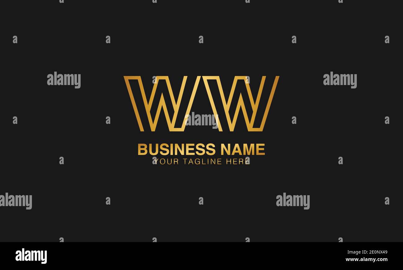 WW W initial logo | initial based abstract modern minimal creative logo ...