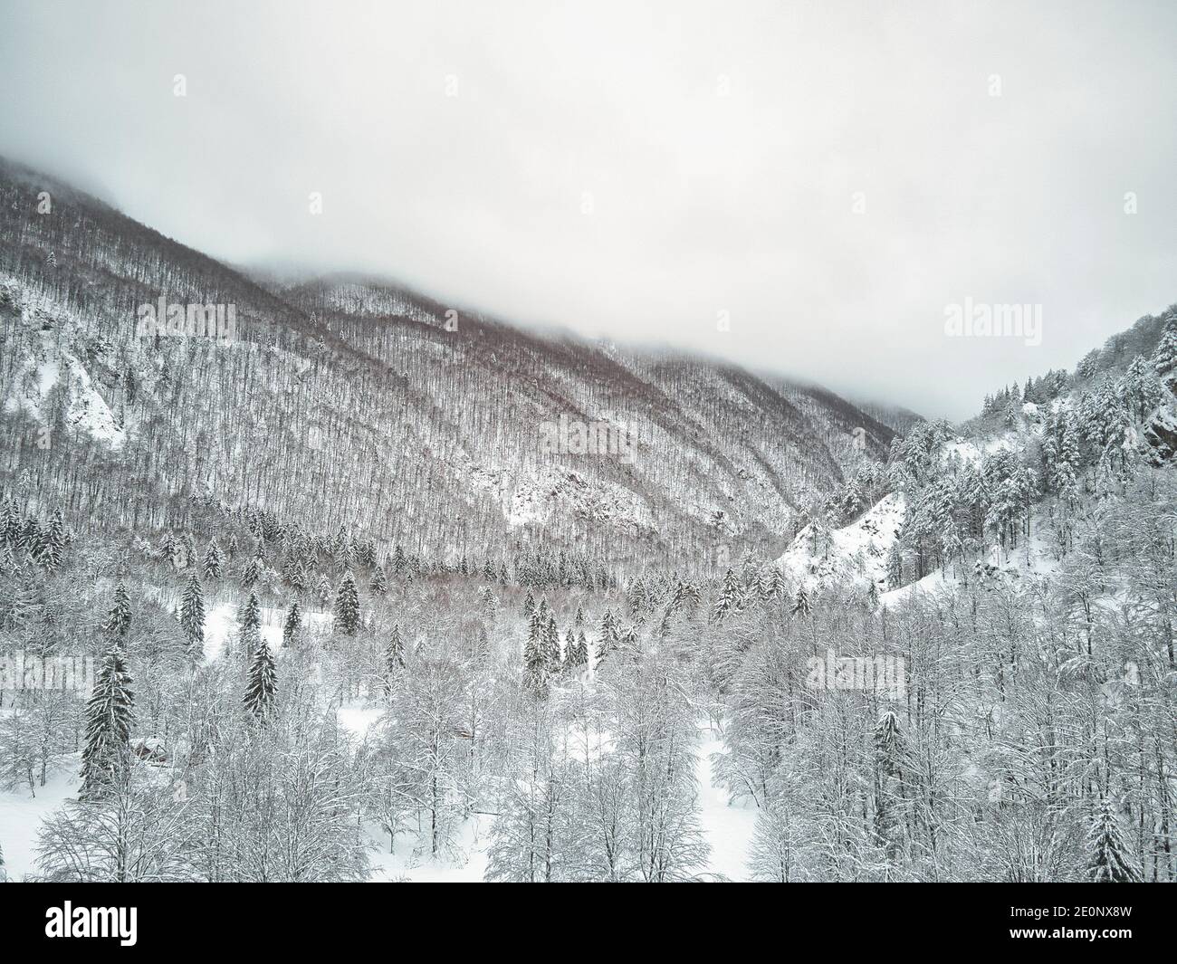 Mountains Above Clouds Snow High Resolution Stock Photography and ...