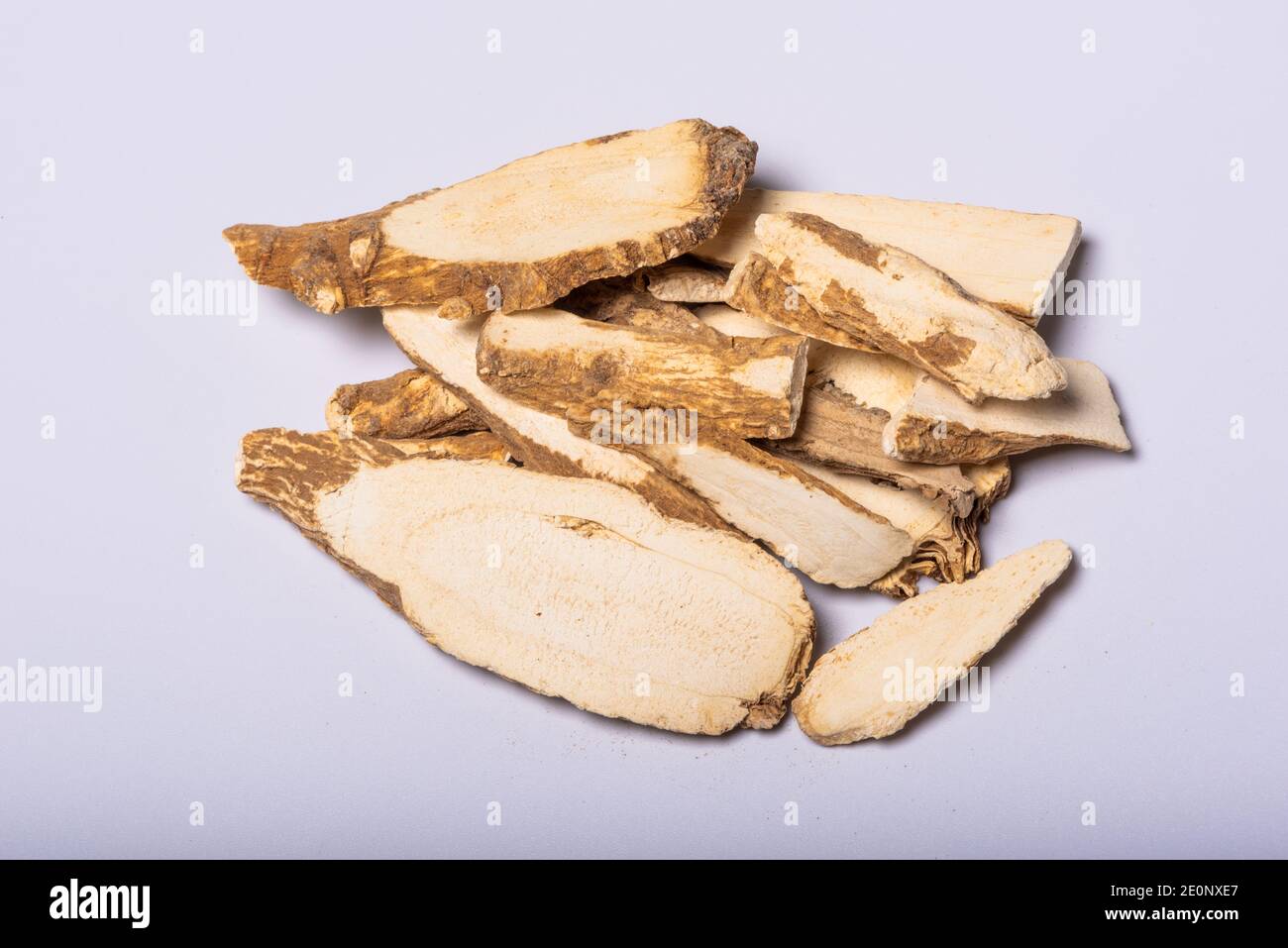 Dried angelica dahurica roots also known as chinese angelica heap close ...