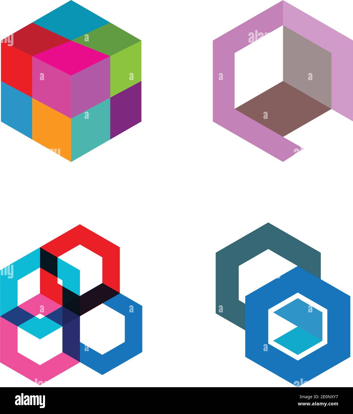 Cube business vector icon illustration Stock Vector Image & Art - Alamy