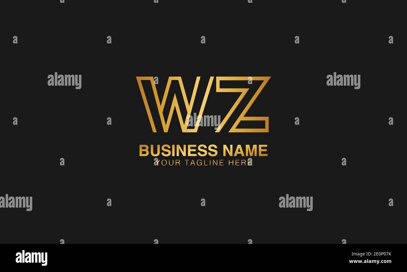 WZ W Z initial logo | initial based abstract modern minimal creative ...
