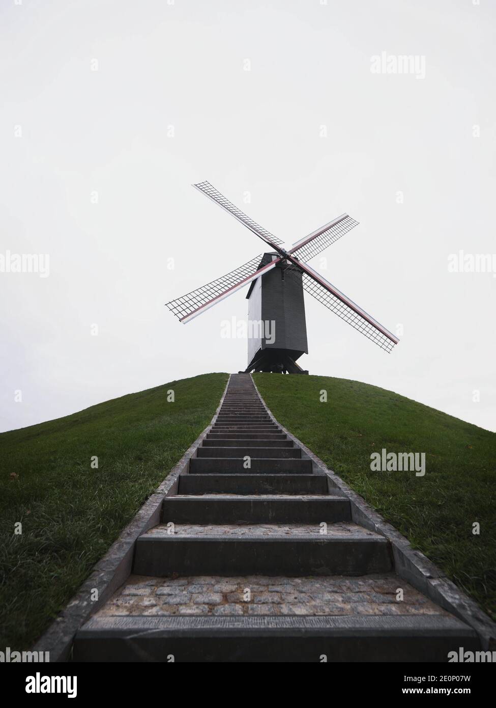 Bonne chieremolen windmill in bruges hi-res stock photography and ...