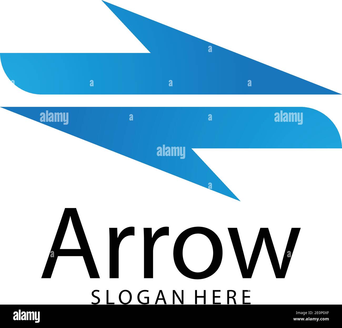 Arrow illustration logo vector template Stock Vector Image & Art - Alamy