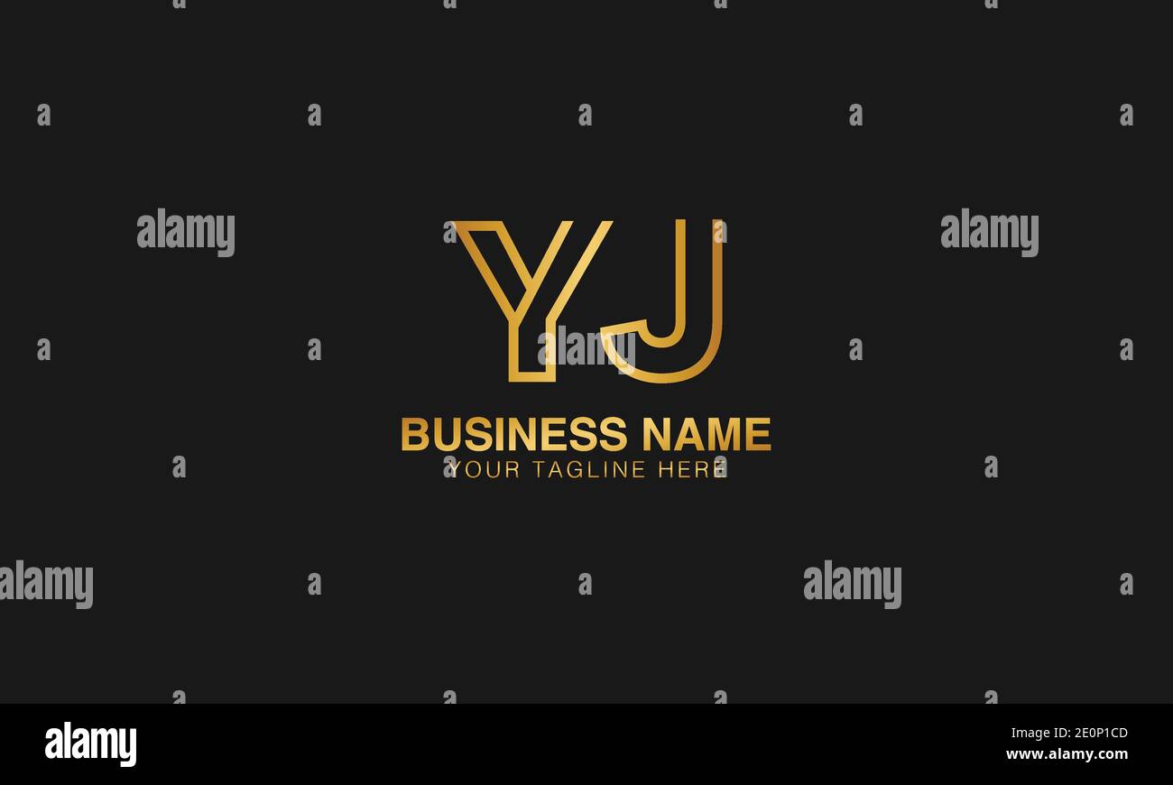 YJ Y J initial logo | initial based abstract modern minimal creative ...