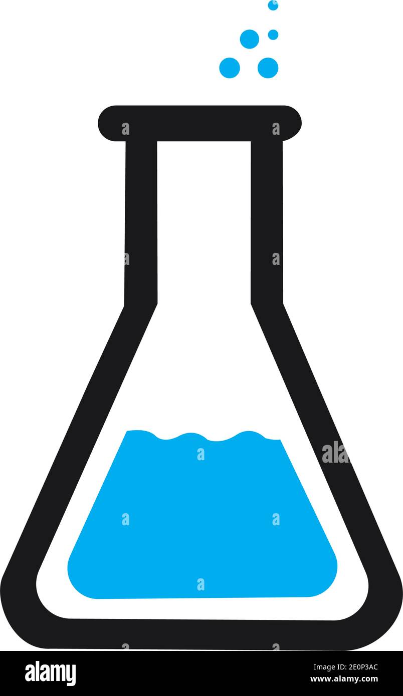 laboratory glass icon .... laboratory flask icon vector. flask vector ...