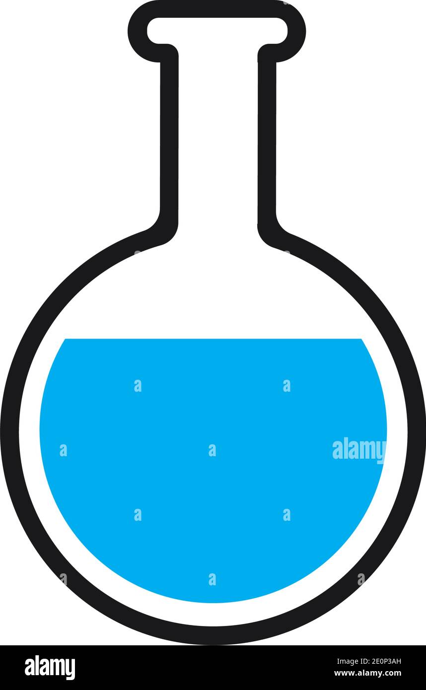 laboratory glass icon .... laboratory flask icon vector. flask vector ...
