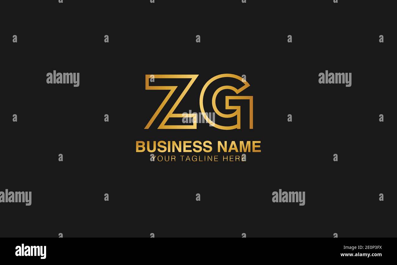 ZG Z G initial logo | initial based abstract modern minimal creative ...