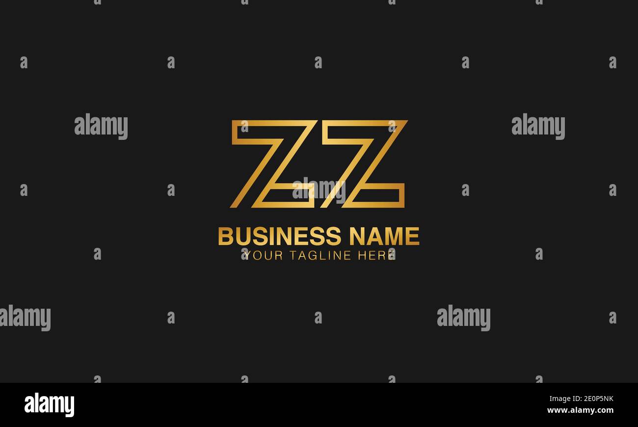 ZZ Z initial logo | initial based abstract modern minimal creative logo ...