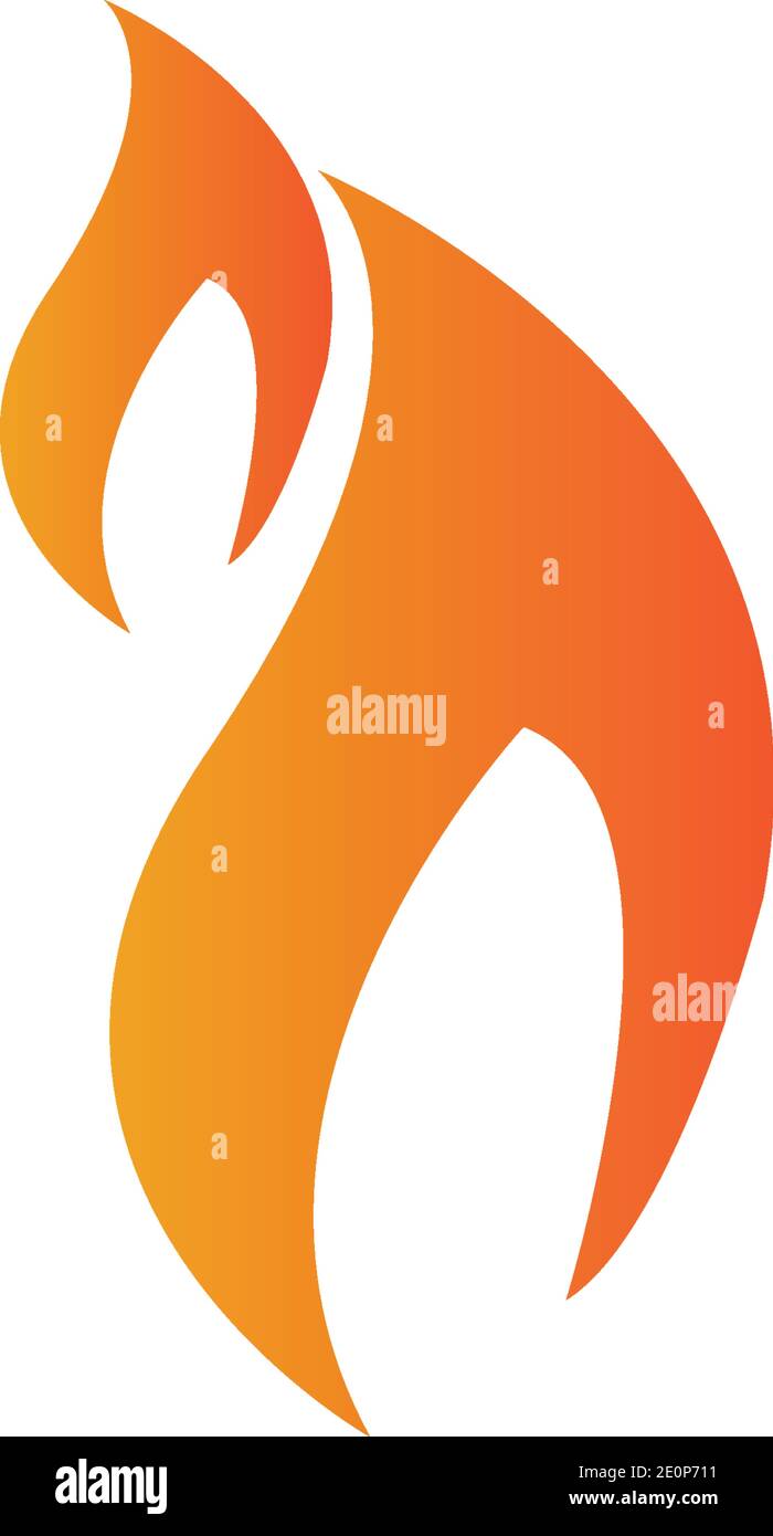 Fire with flame and feuer mit flame Logo - Vector Stock Vector Image ...