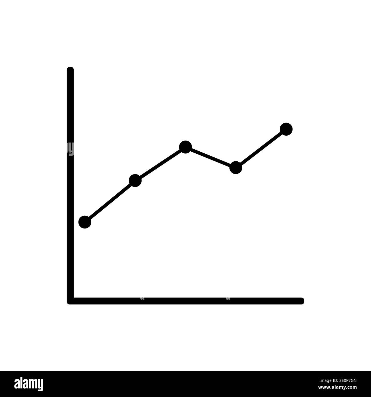 Line chart background Black and White Stock Photos & Images - Alamy