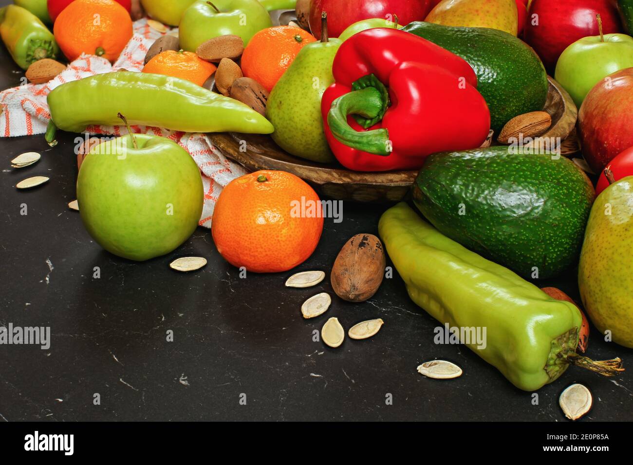 Mixed seeds and fruits hi-res stock photography and images - Alamy