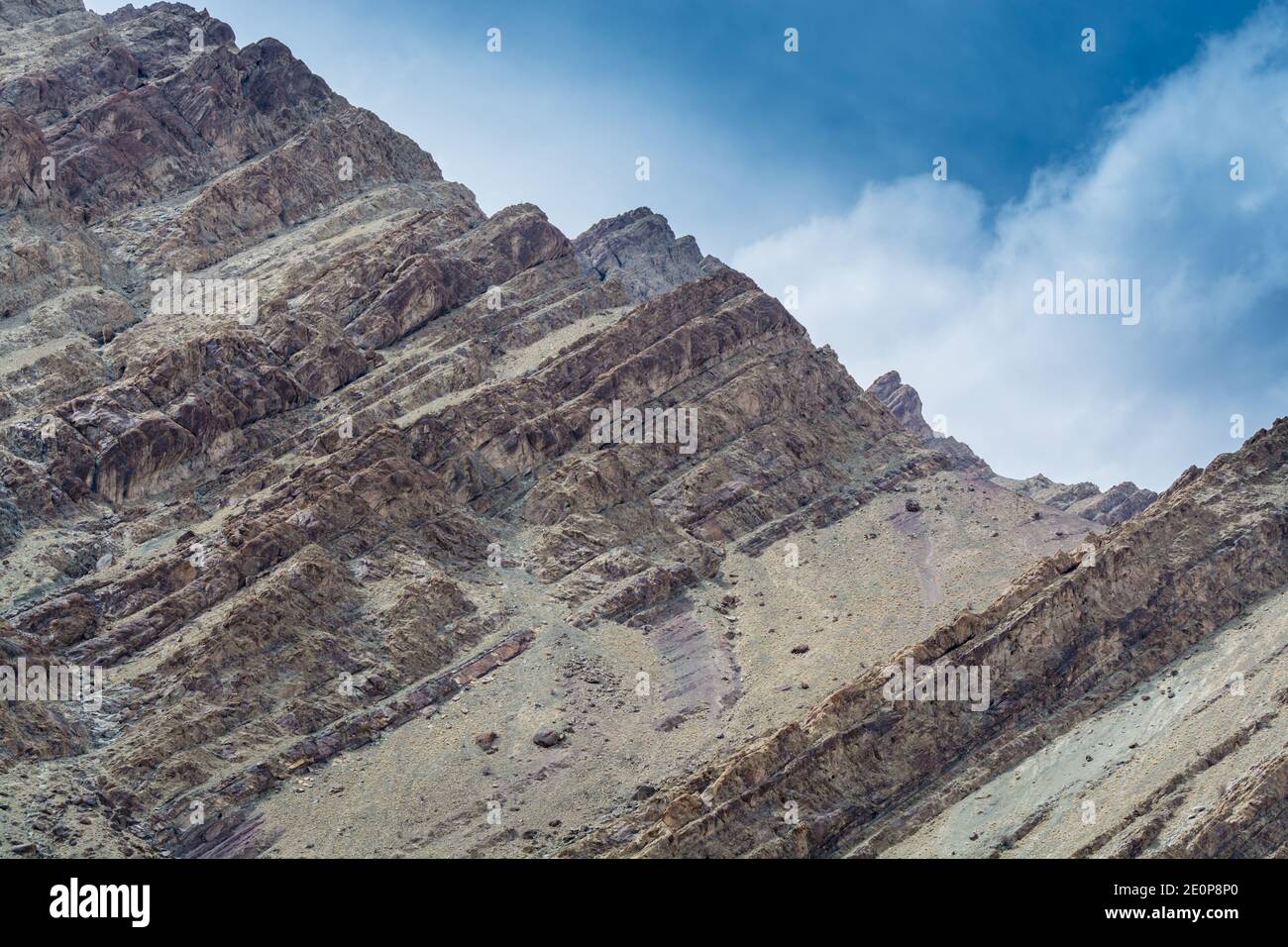Himalayas mountain with rocks, view from the Hemis monastery, near the ...