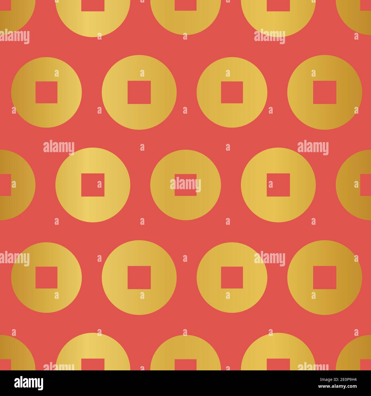 ancient chinese coins seamless vector pattern Stock Vector Image & Art ...