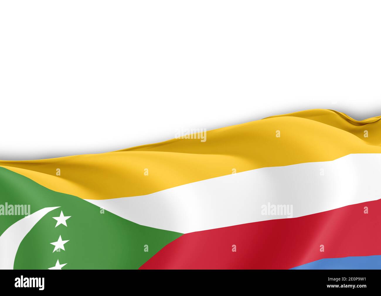 Flag of comoros waving hi-res stock photography and images - Alamy