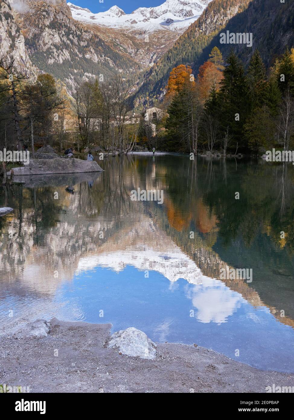 Mountain lake in val di mello hi-res stock photography and images - Alamy
