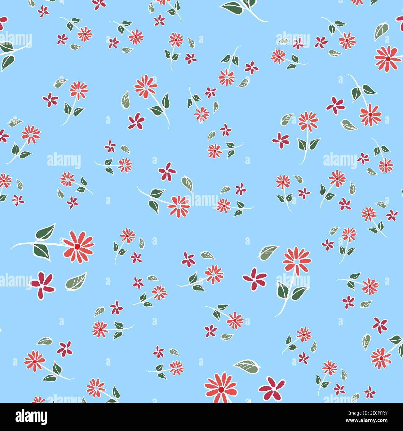 The great blue spring Stock Vector Images - Alamy