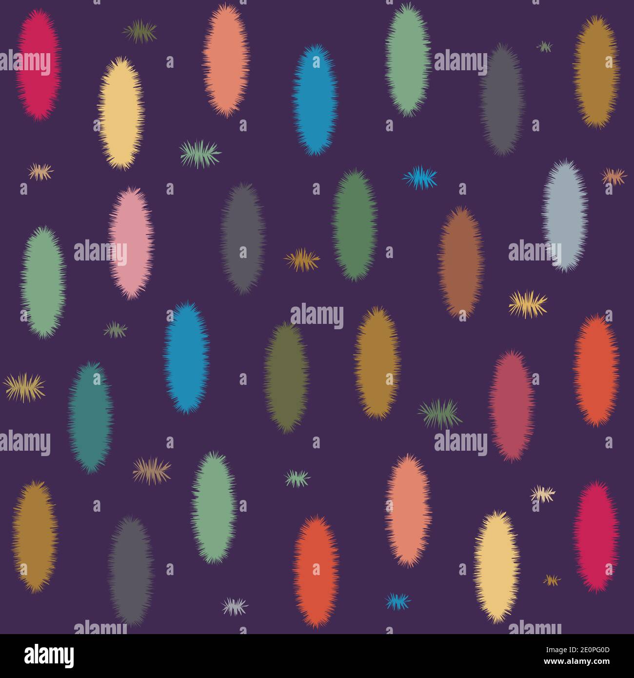 Roughen vector round repeat seamless pattern. Perfect design for fabric ...