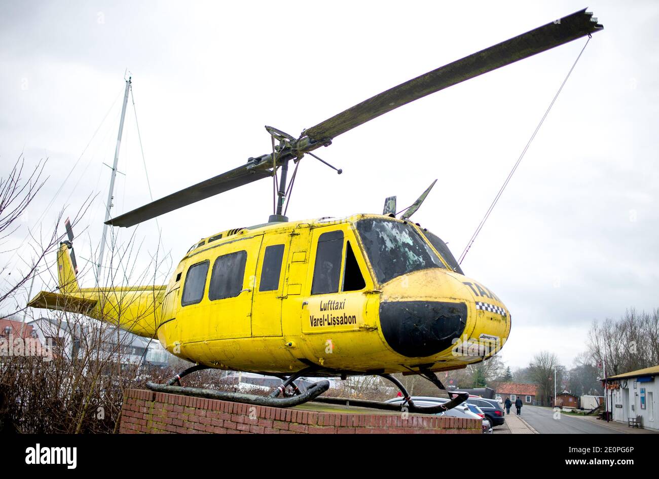Varel, Germany. 01st Jan, 2021. A historic Bell UH-1D helicopter with ...