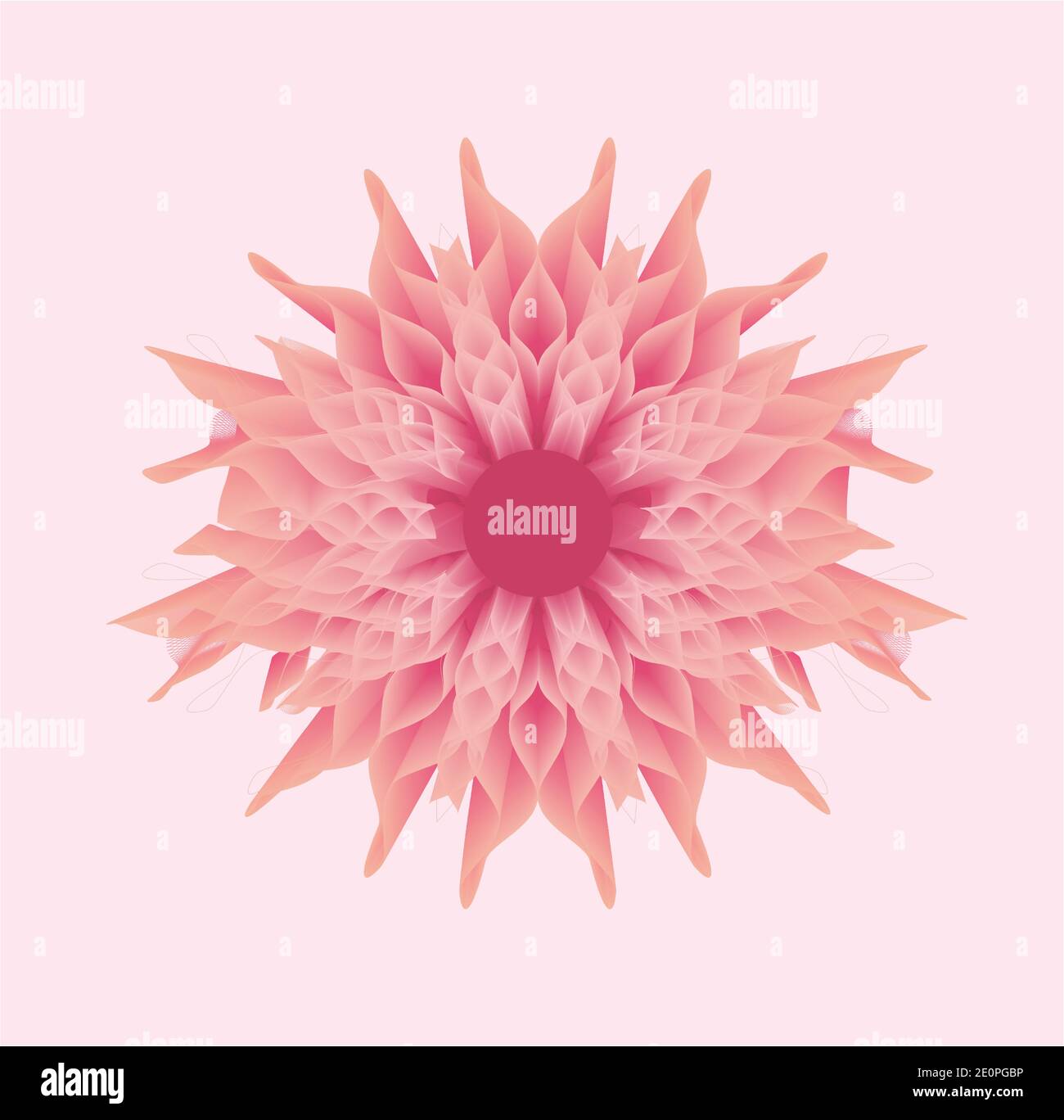 Big abstract rose flower vector Stock Vector Image & Art - Alamy