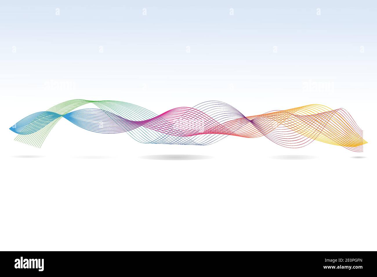 Colorful abstract sound waves vector Stock Vector Image & Art - Alamy