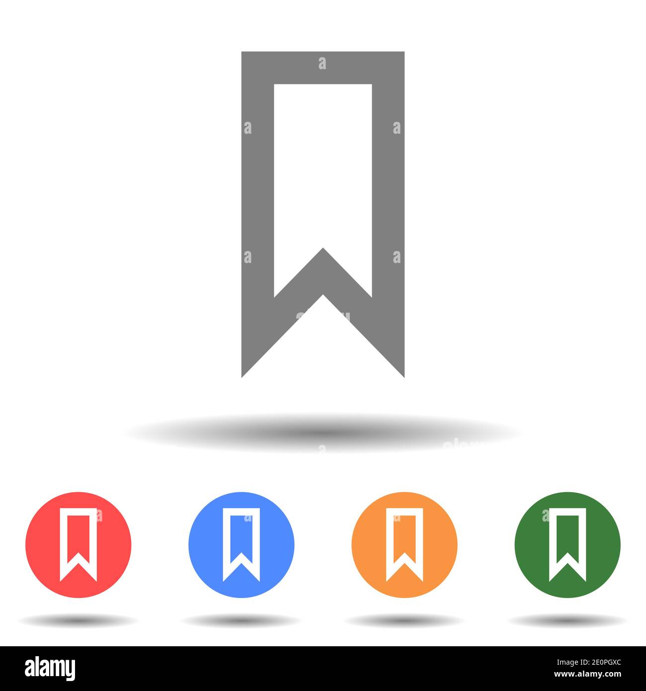 Bookmark icon vector logo with a isolated background Stock Vector Image ...