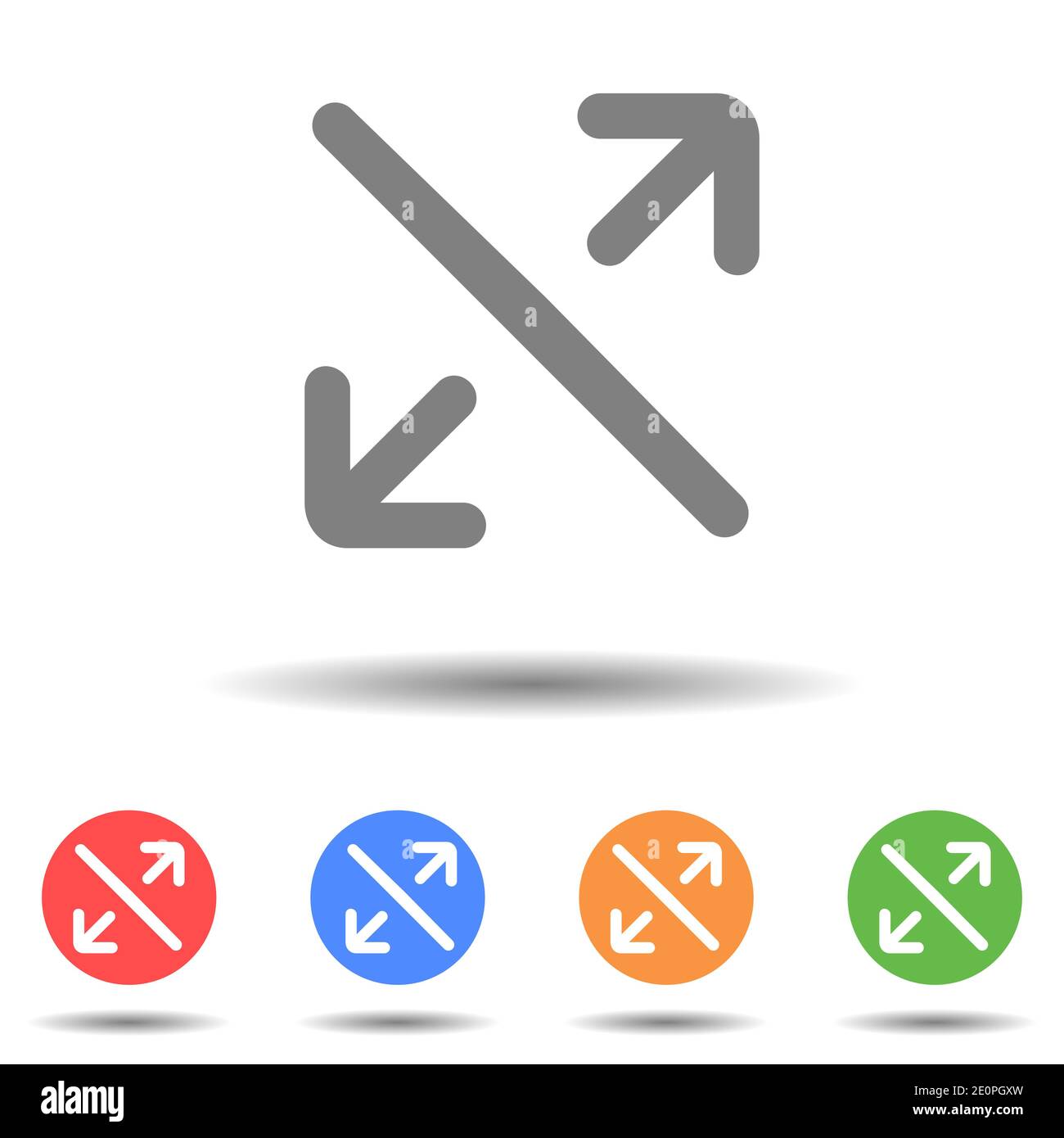 Maximize arrow icon vector logo with isolated background Stock Vector ...