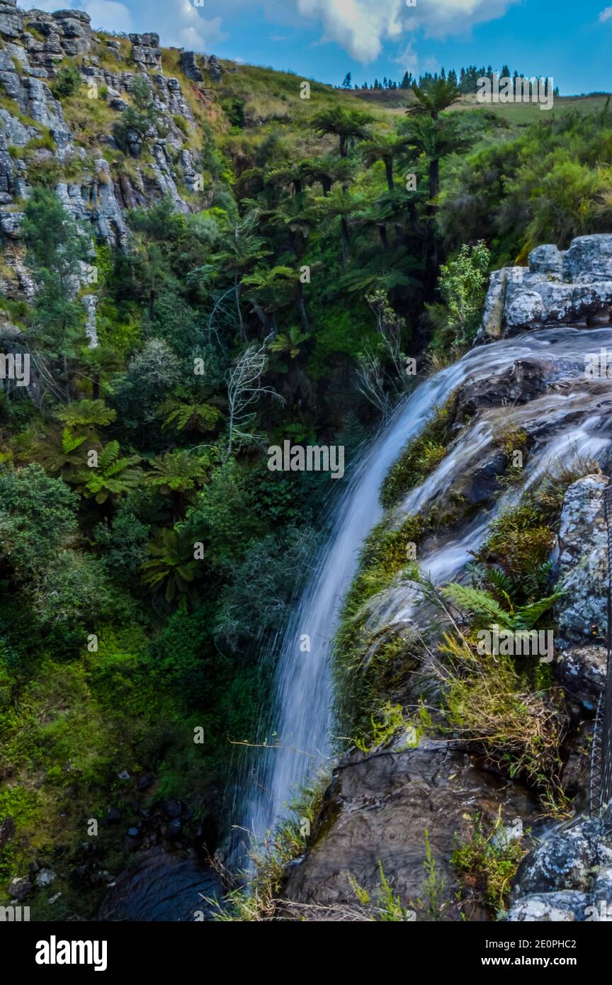 Long exposure waterfall in panorama route Sabie South Africa Stock ...