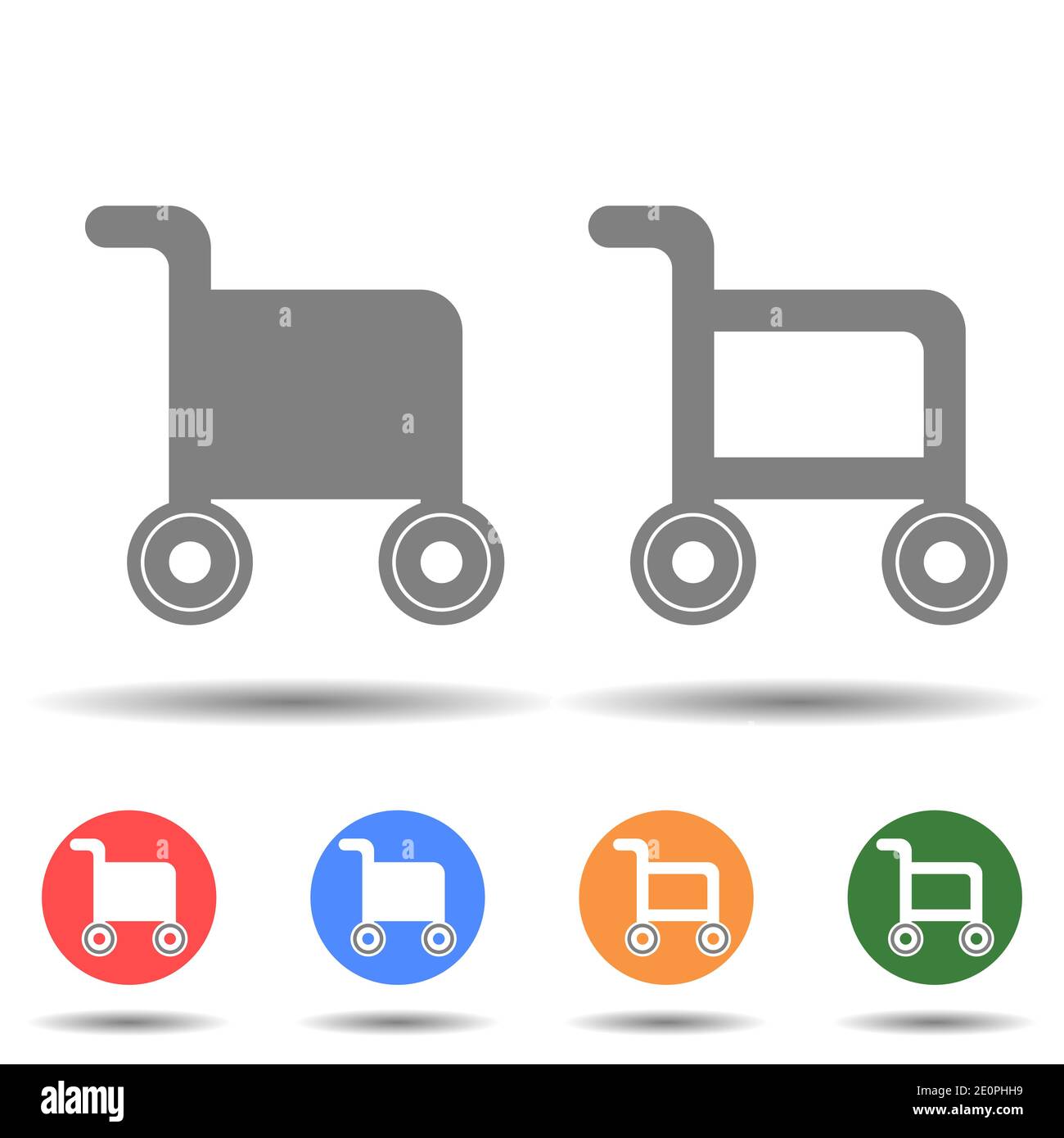 Empty cart icon hi-res stock photography and images - Alamy