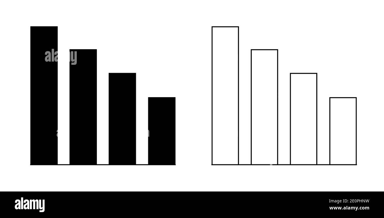 Infographic elements bar triangle chart hi-res stock photography and ...