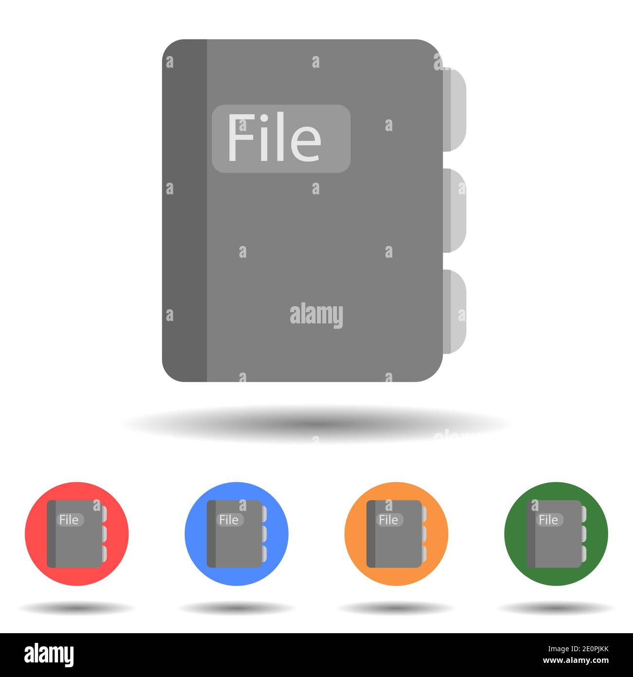 File book icon vector logo isolated on background Stock Vector Image ...