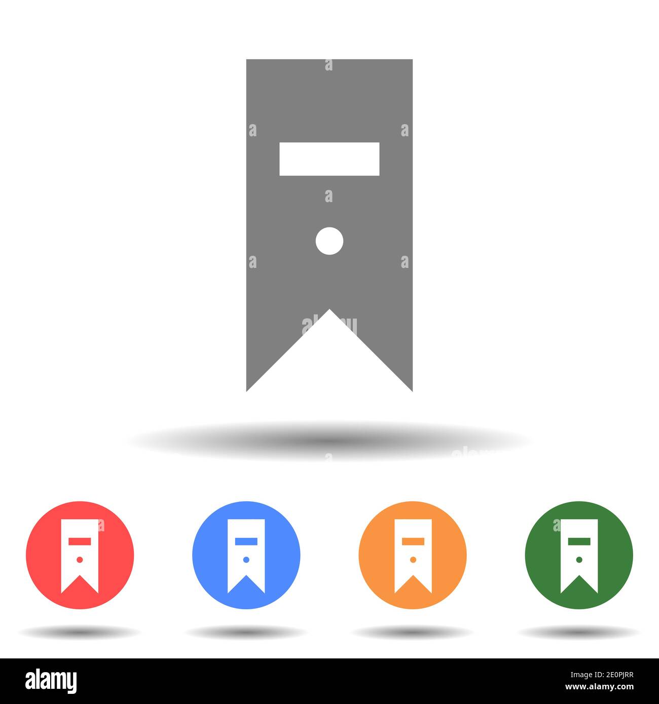 Bookmark icon vector logo with a isolated background Stock Vector Image ...