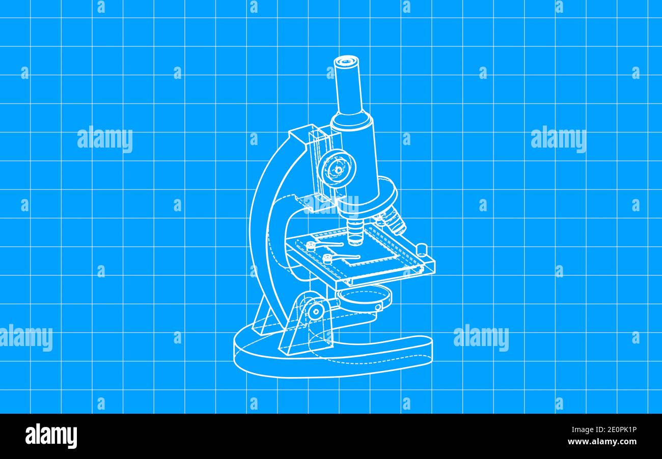 Laboratory microscope sketch hi-res stock photography and images - Alamy