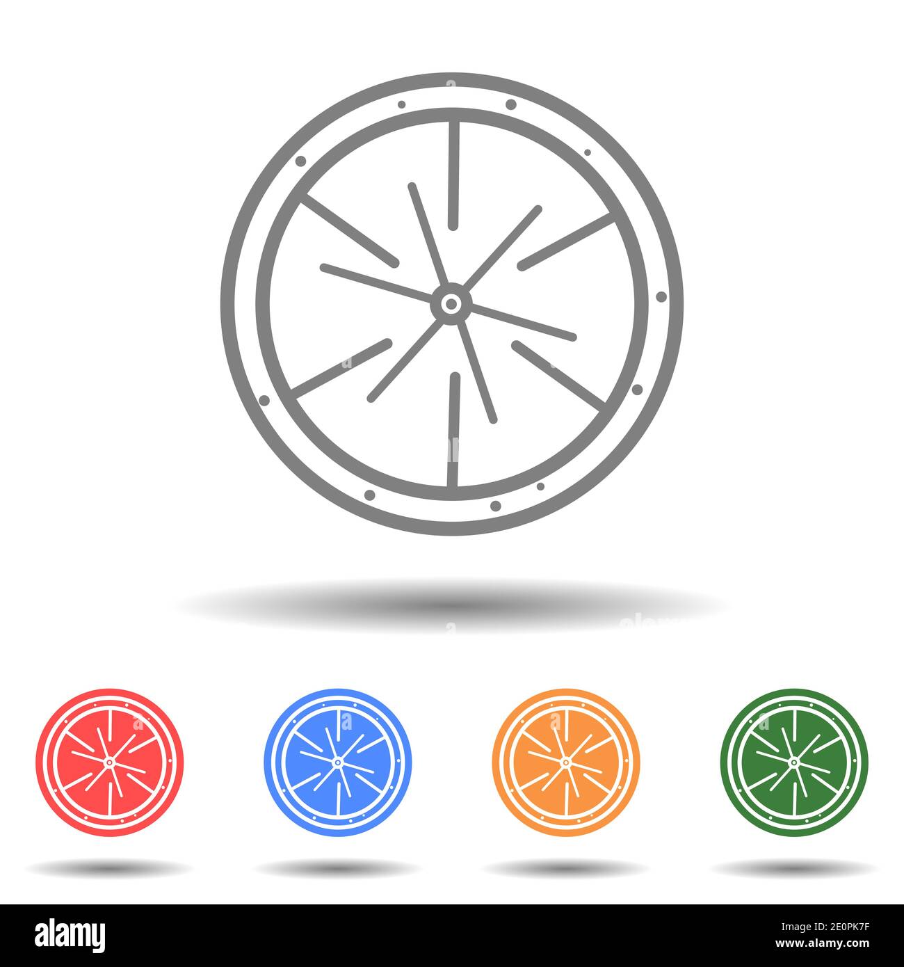 Car wheel icon vector logo isolated on background Stock Vector Image ...