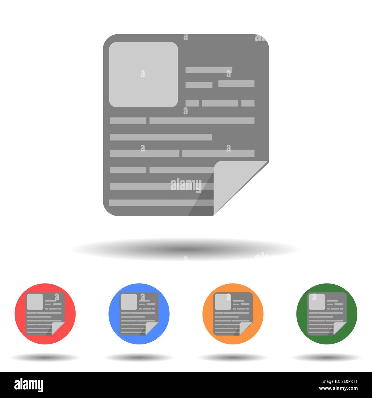 Flat CV icon vector logo isolated on background Stock Vector Image ...