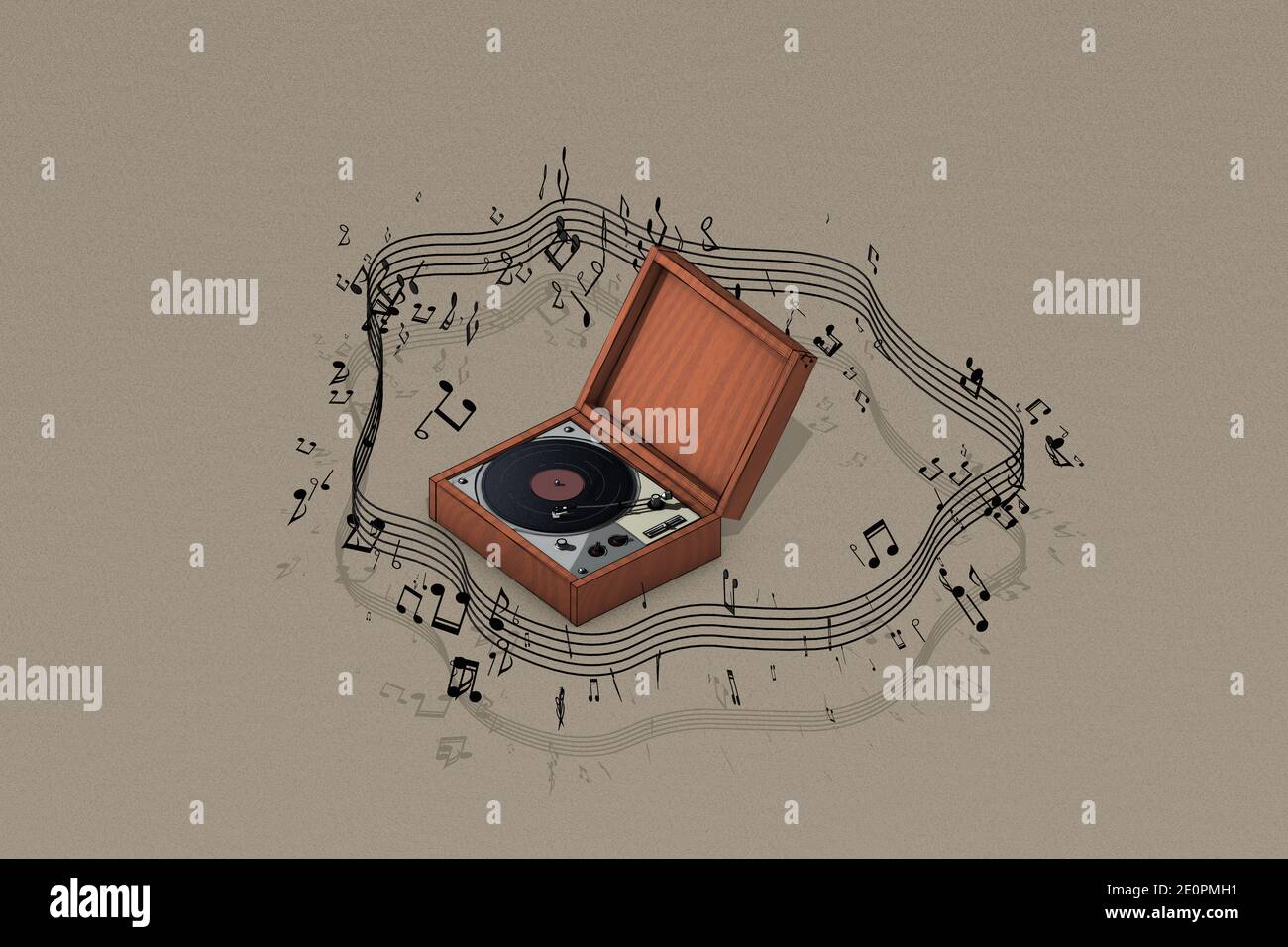 Vintage audio recording illustration hi-res stock photography and ...
