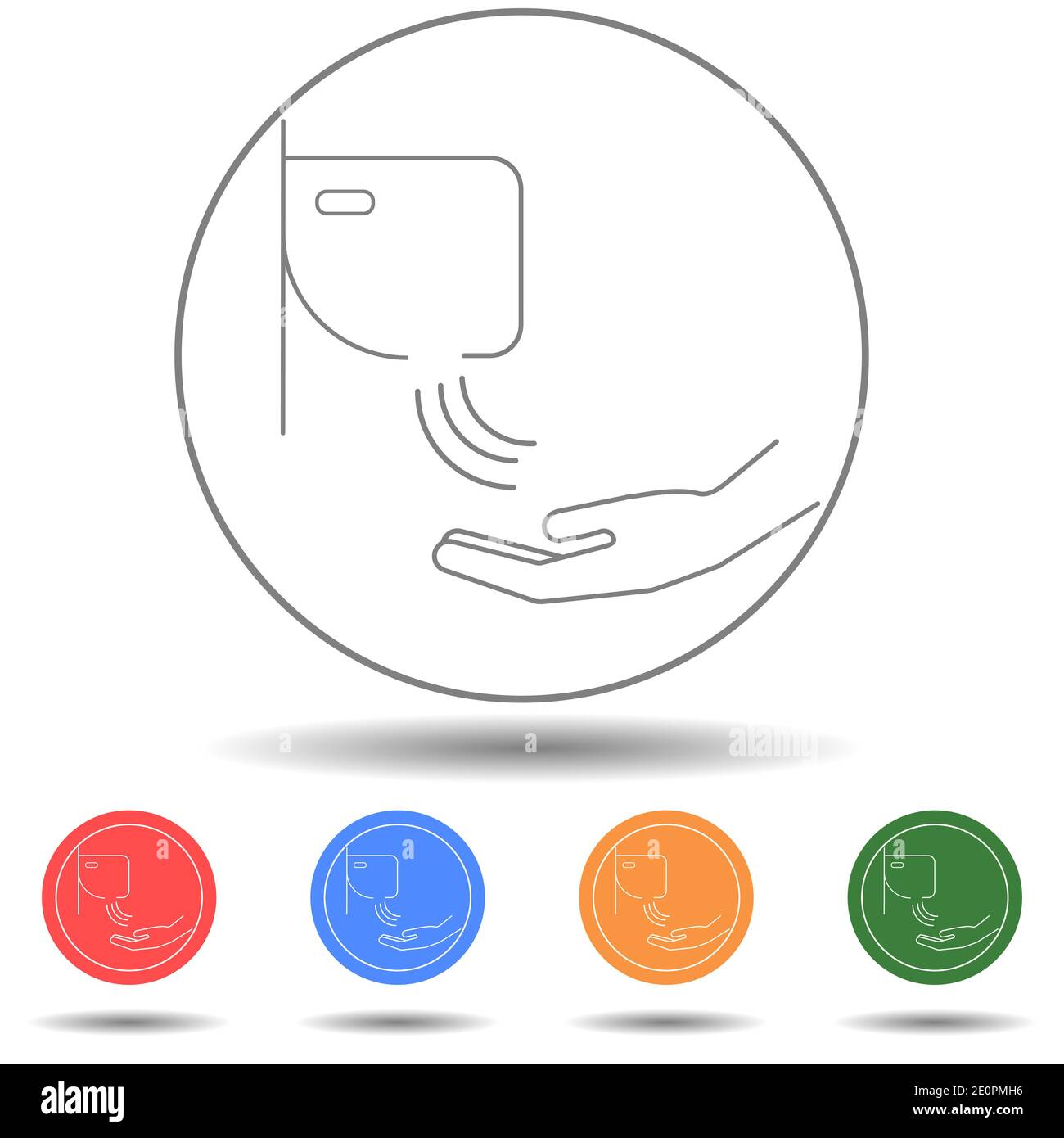 Touchless hand dryer Stock Vector Images - Alamy