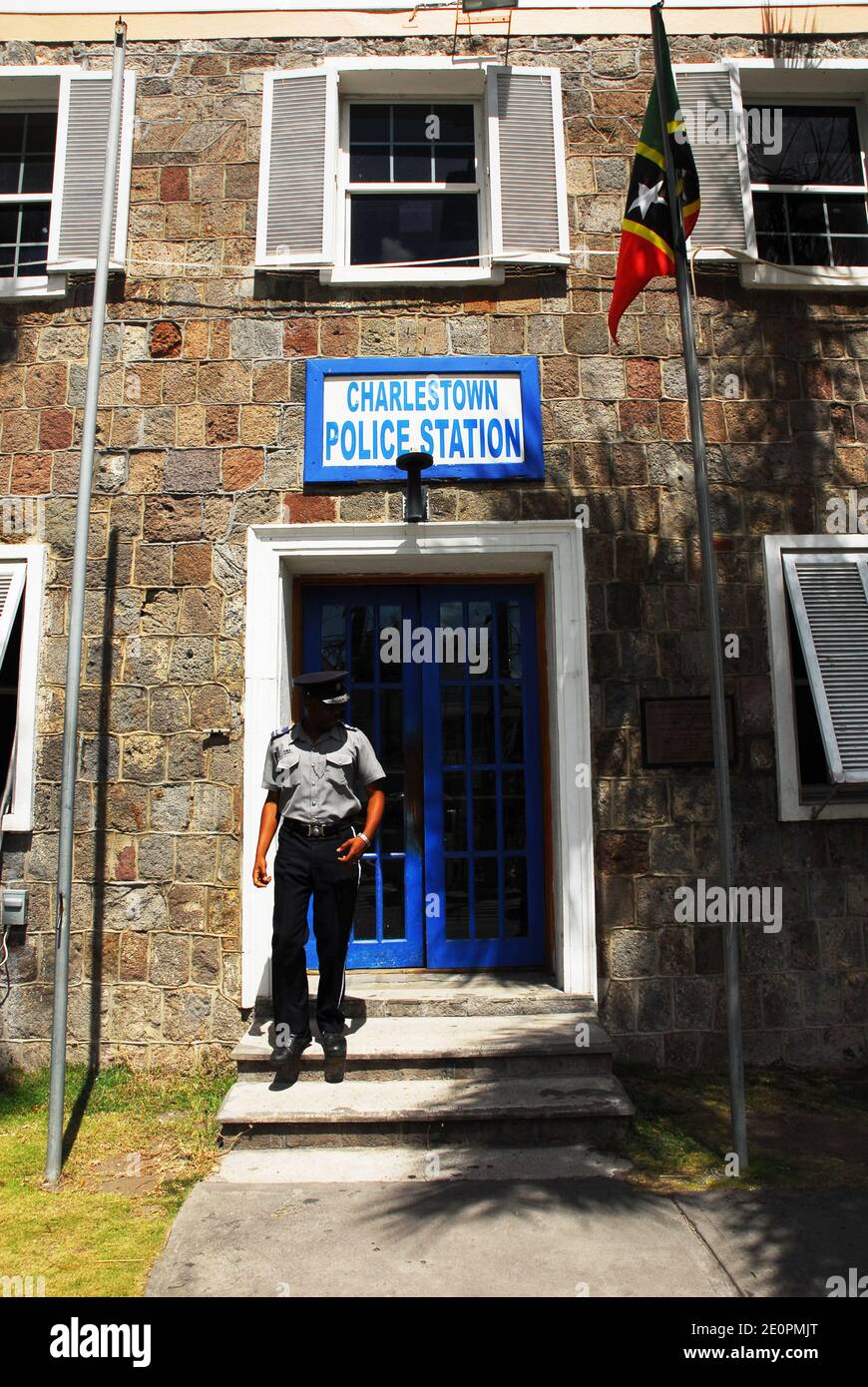 Caribbean: Leeward Islands: St Kitts and Nevis: Nevis: Charleston ...