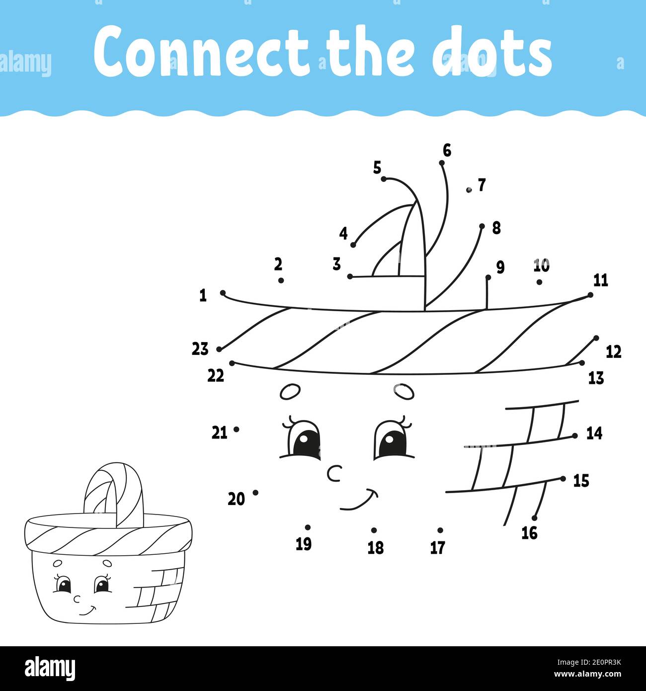 Dot to dot. Draw a line. Handwriting practice. Learning numbers for ...